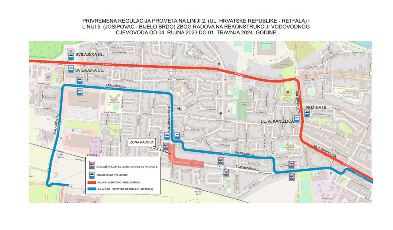 Obavijest korisnicima javnog gradskog prijevoza na autobusnim linijama ...